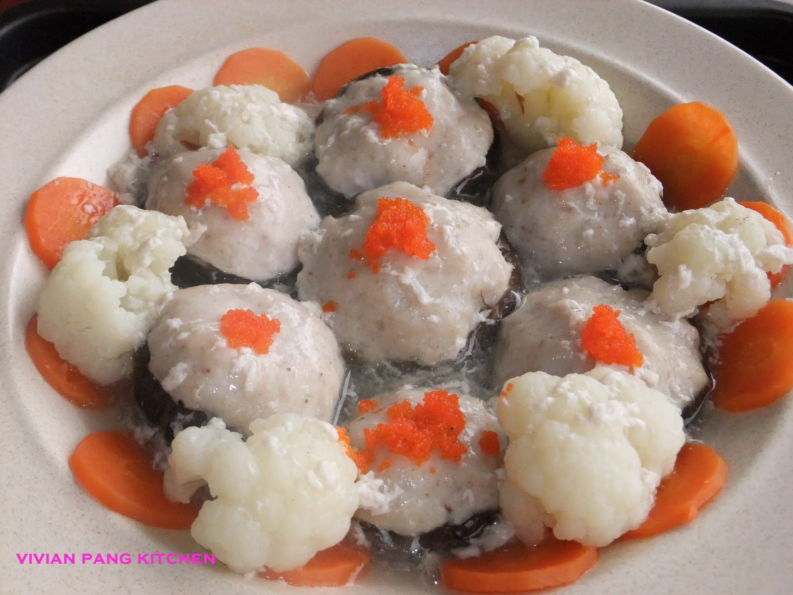 Vivian Pang Kitchen: Fish Paste with Mushrooms and Tofu