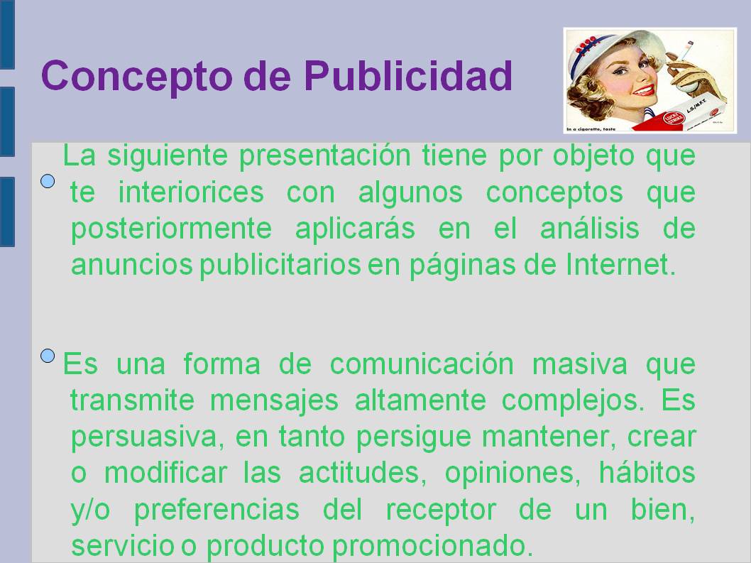 La Fuerza de la Publicidad: Presentación Power Point