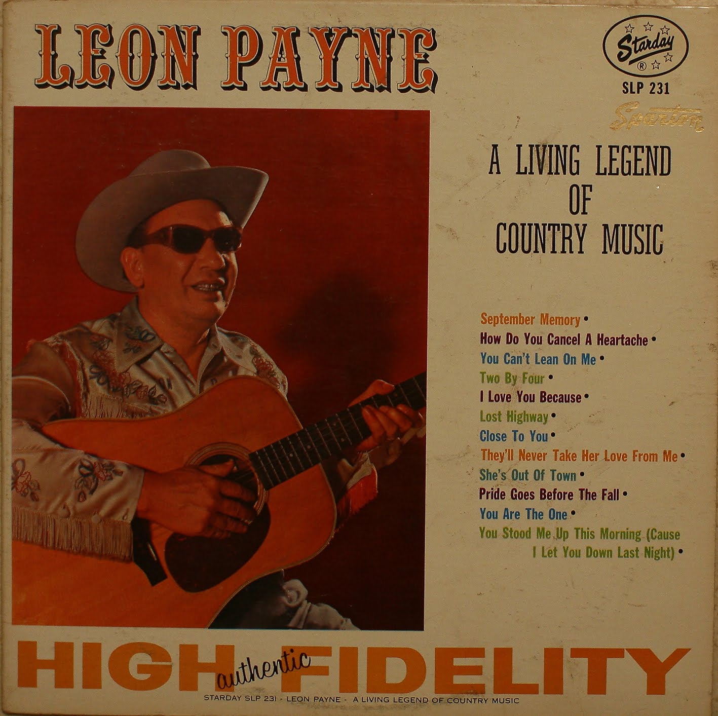 el Rancho: A Living Legend Of Country Music - Leon Payne (1963)