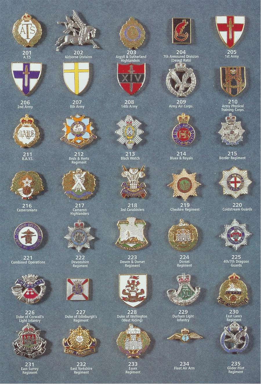 "Tweedland" The Gentlemen's club: MILITARY PINS AND EMBLEMS (Click to ...