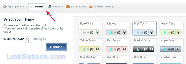 Bottom Toolbar - Link Sukses