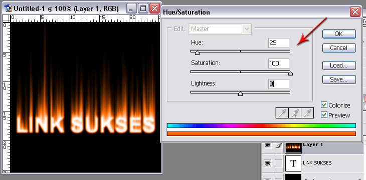 Efek Api dengan Photoshop