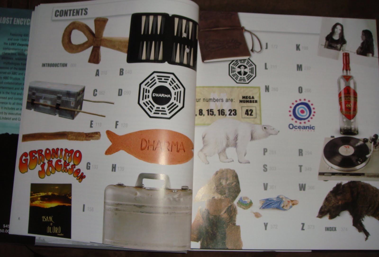 My Journey Through The LOST Encyclopedia: Table of Contents