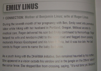 My Journey Through The LOST Encyclopedia: Emily Linus