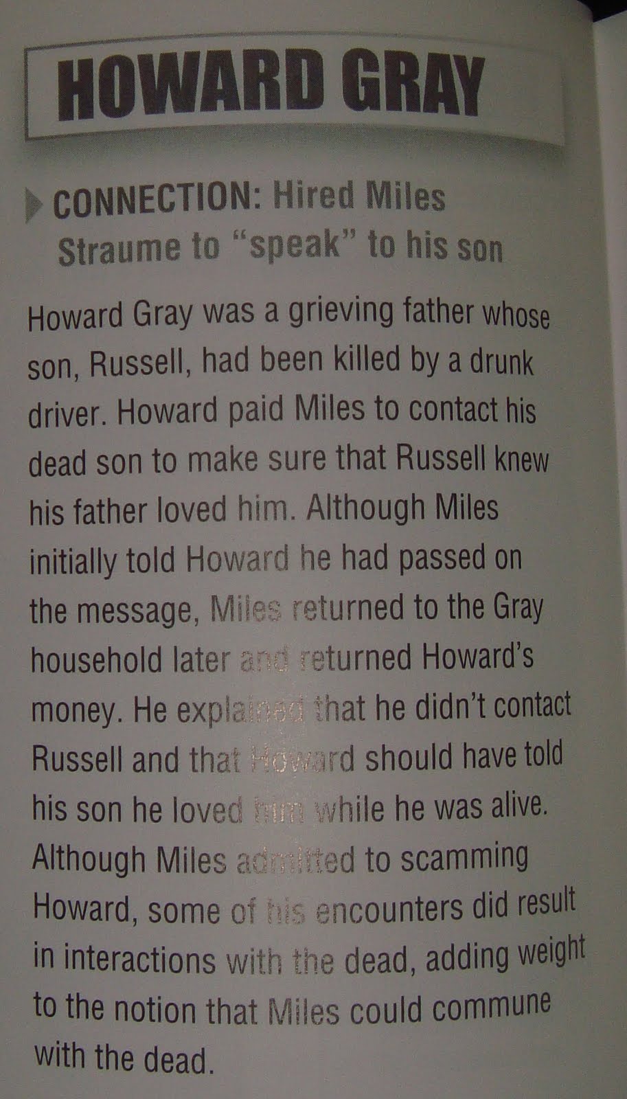 My Journey Through The LOST Encyclopedia: Howard Gray