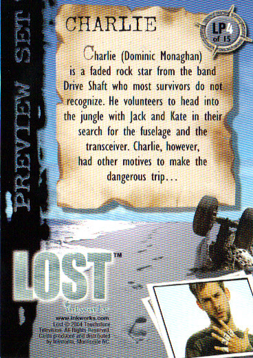 My Journey Through The LOST Encyclopedia: Charlie Pace