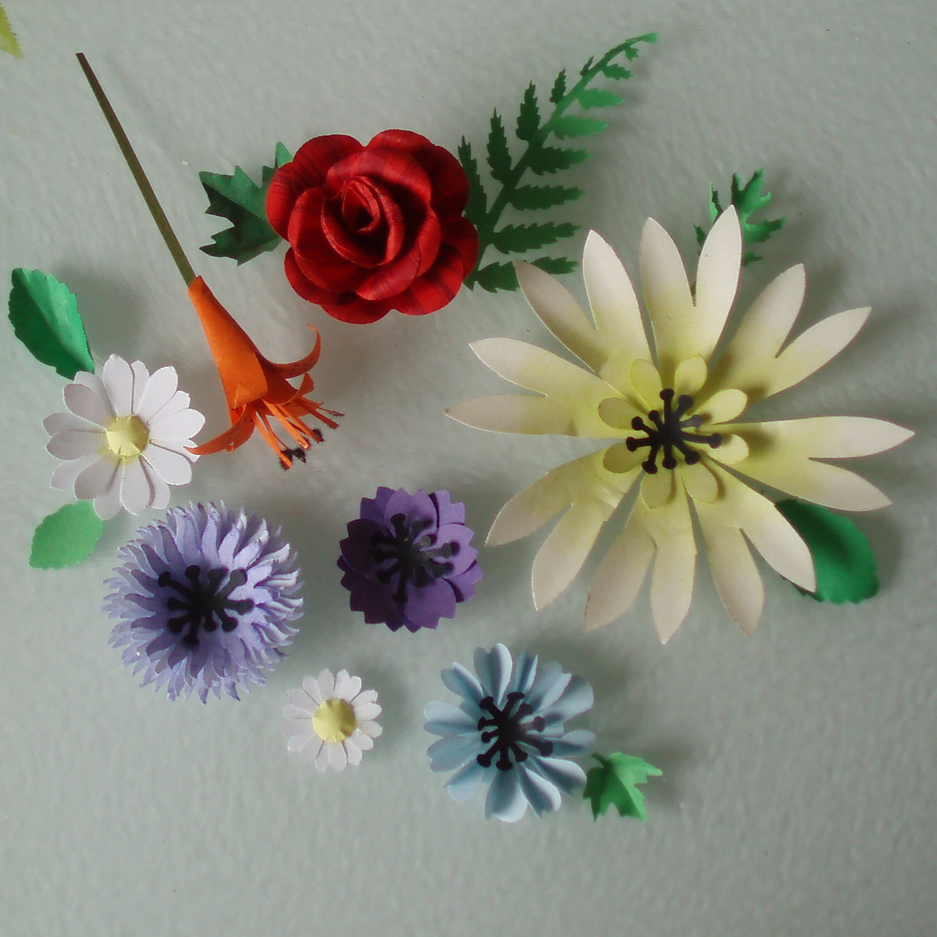 Krafty Karen's Fantastic Place: Floral Punch Art