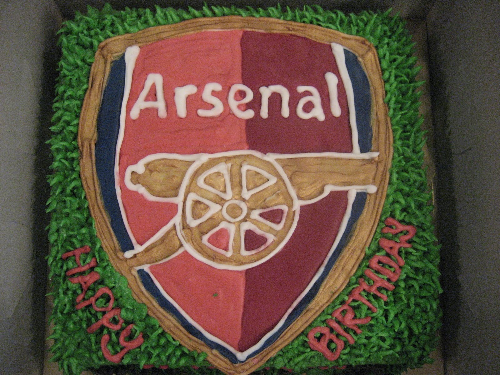 Ribbons and Cakes: Arsenal Themed Party