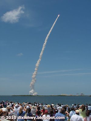 Dixie Highway: Blue Sky for Last Launch of Shuttle Atlantis for STS-132