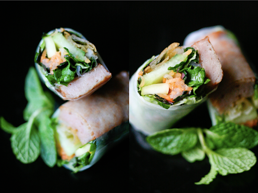 Une-deux senses: Nem Nuong/ Grilled Pork Spring Rolls