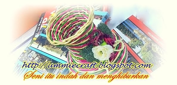 HASIL SENI KRAFTANGAN: PASU BUNGA MINI