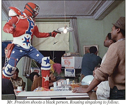 Et tu, Mr. Destructo?: 'Mr. Freedom'