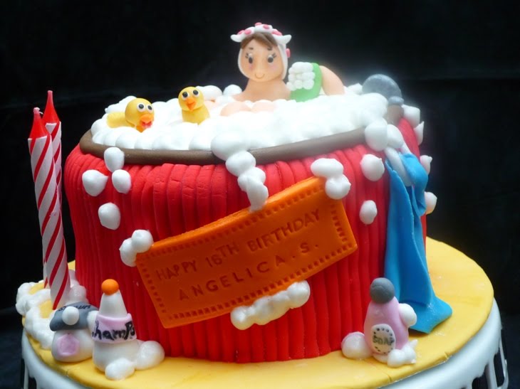 Dumont Cake: Angelica's spa day cake