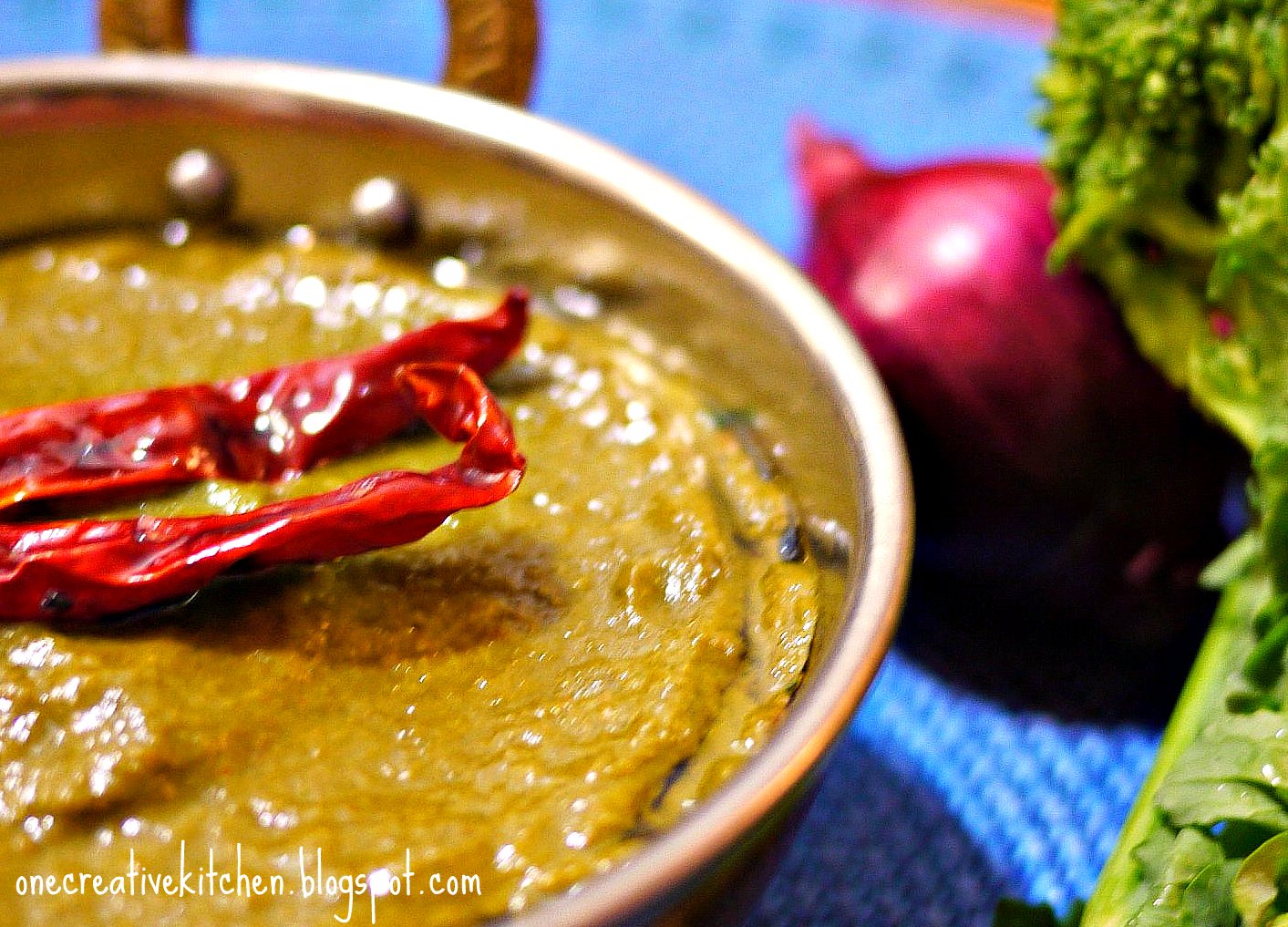 My.Creative.Flavors: Curried Mustard Greens (Sarson Ka Saag)