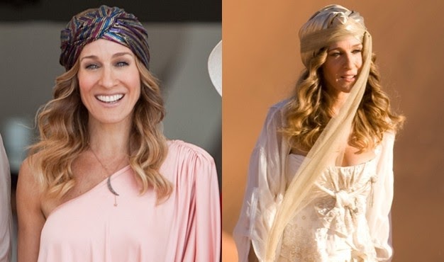 Wardrobe Recycle: Carrie's turban.