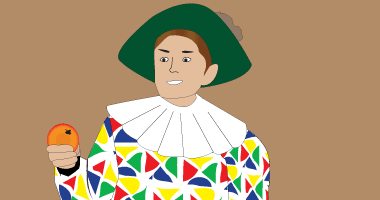 French Vocabulary Illustrated: bariolé