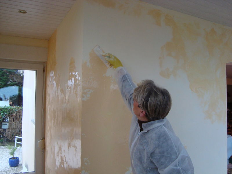 French Vocabulary Illustrated: badigeonner