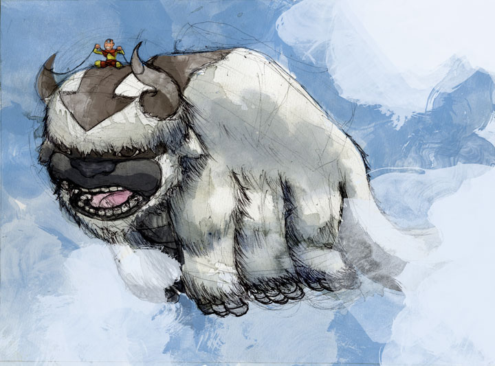 Nice fanart Appa and Aang! : r/TheLastAirbender