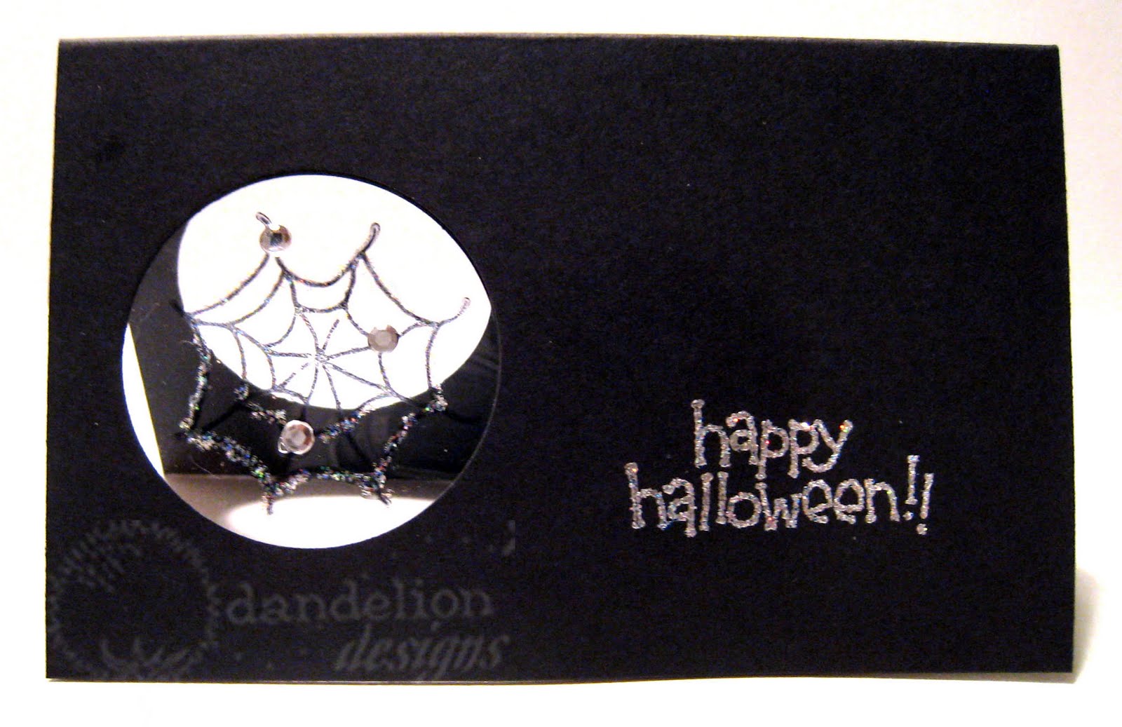 Dandelion Designs: Spider Web Card