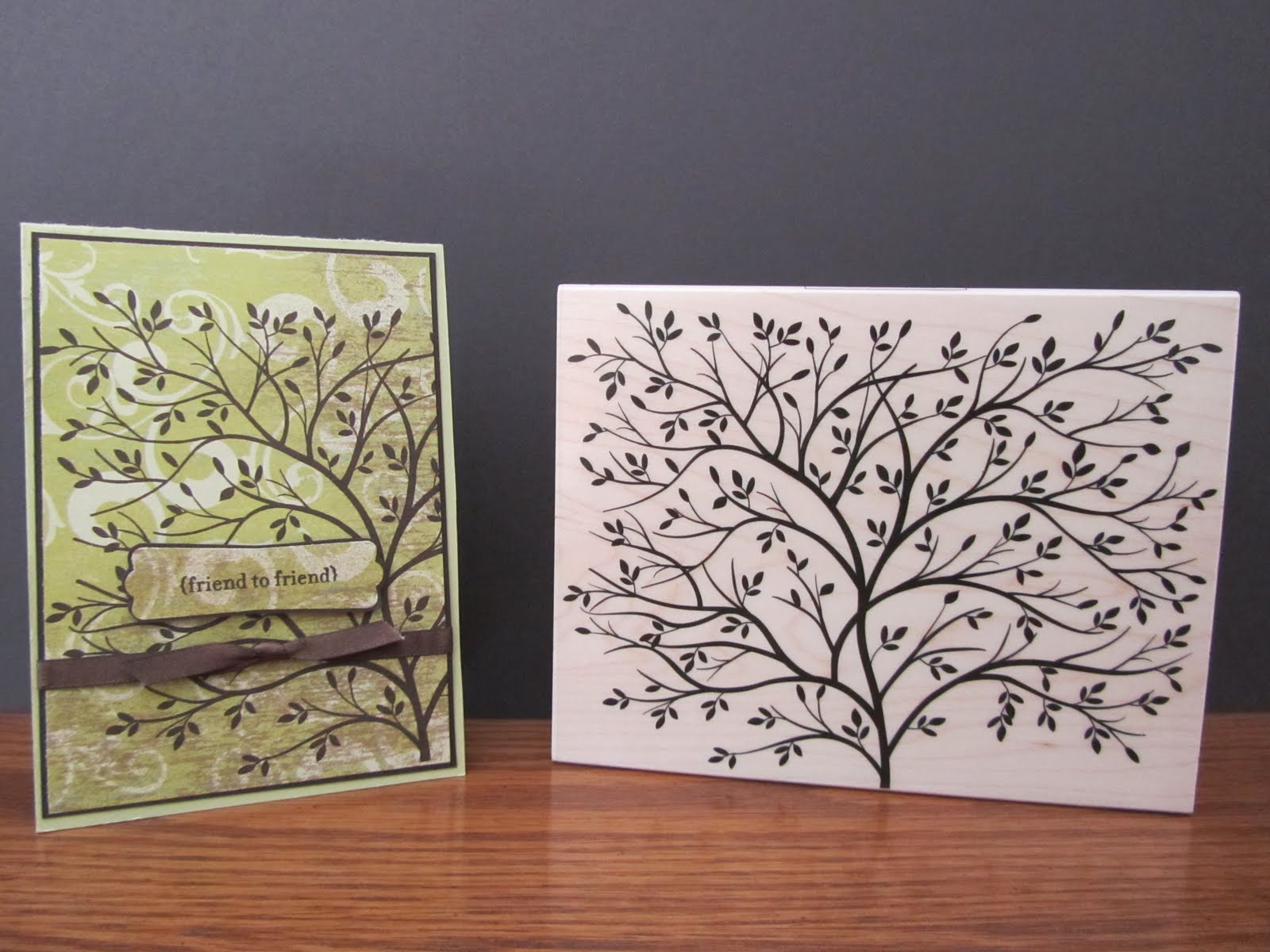 Let's Make A Card!: Awesome Tree Stamp!