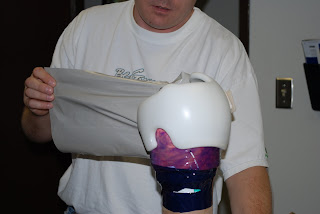 Cael's (Cheeks) DOC band: Decorating the DOC band