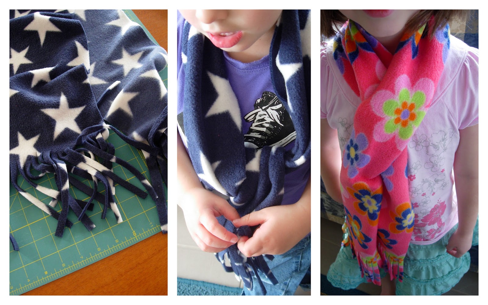 Easiest Kid's Scarf Ever Tutorial • The Crafty Mummy