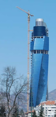 NOTHING AGAINST SERBIA: Avaz Twist Tower in Sarajevo