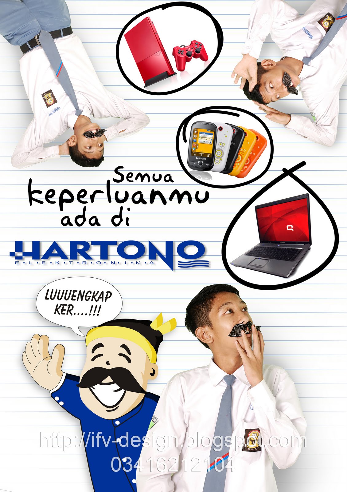 ifv graphic design: pemenang lomba poster hartono electronics