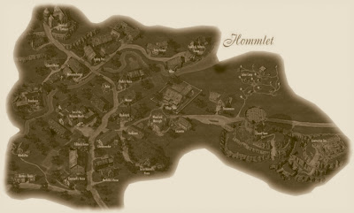 RPG-by-Blog: Map of the Village of Hommlet