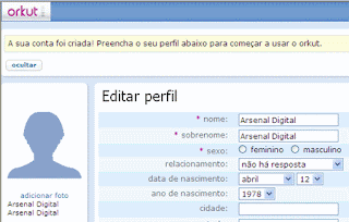 Rede Social: Como criar perfil no orkut