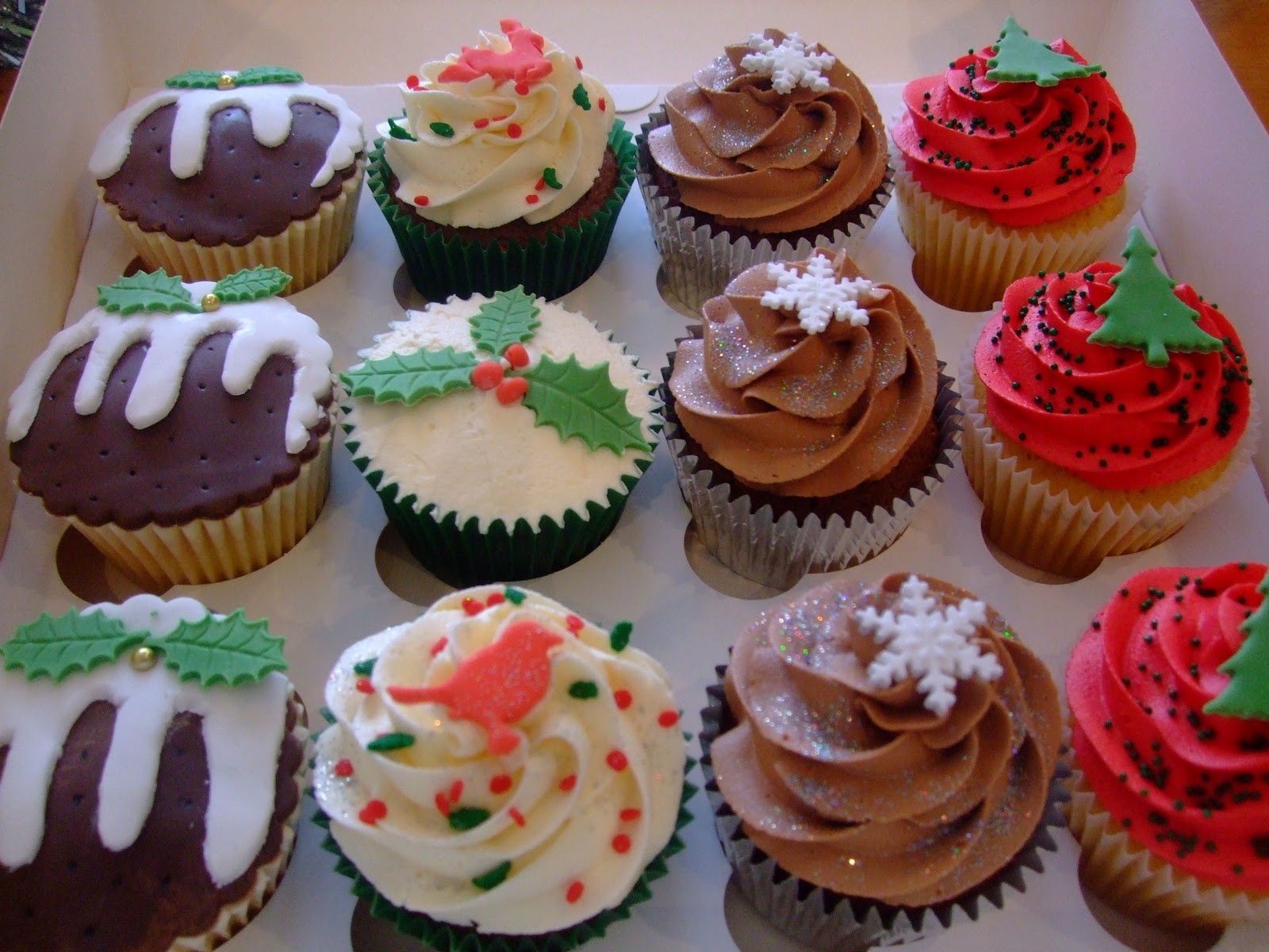 Colourful Cupcakes Of Newbury Christmas Cupcake T Box