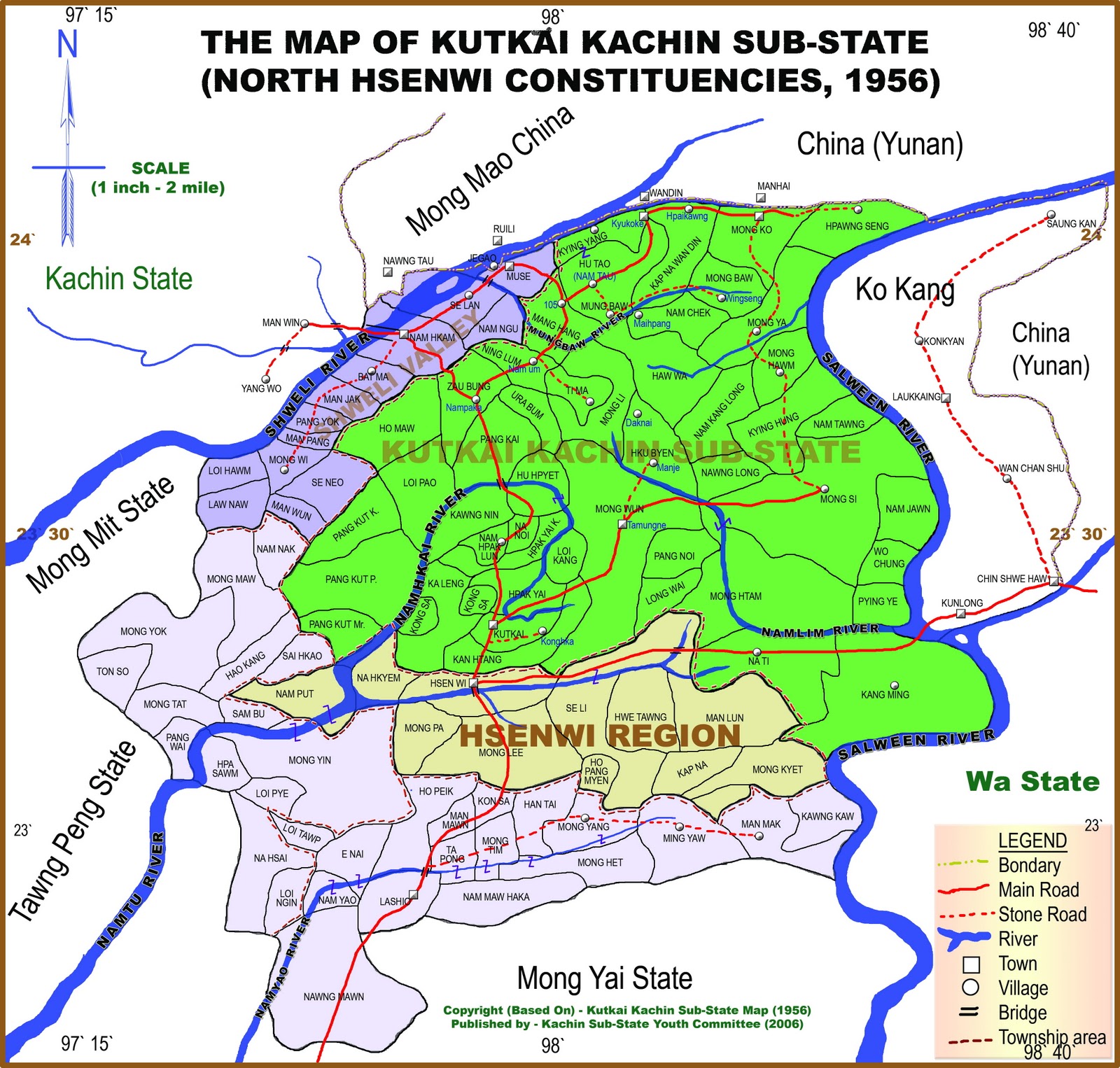 အလင္းတန္းေလး: Wunpawng Sha ni Hte Kachin Sub-State