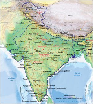Sulaiman Range Map