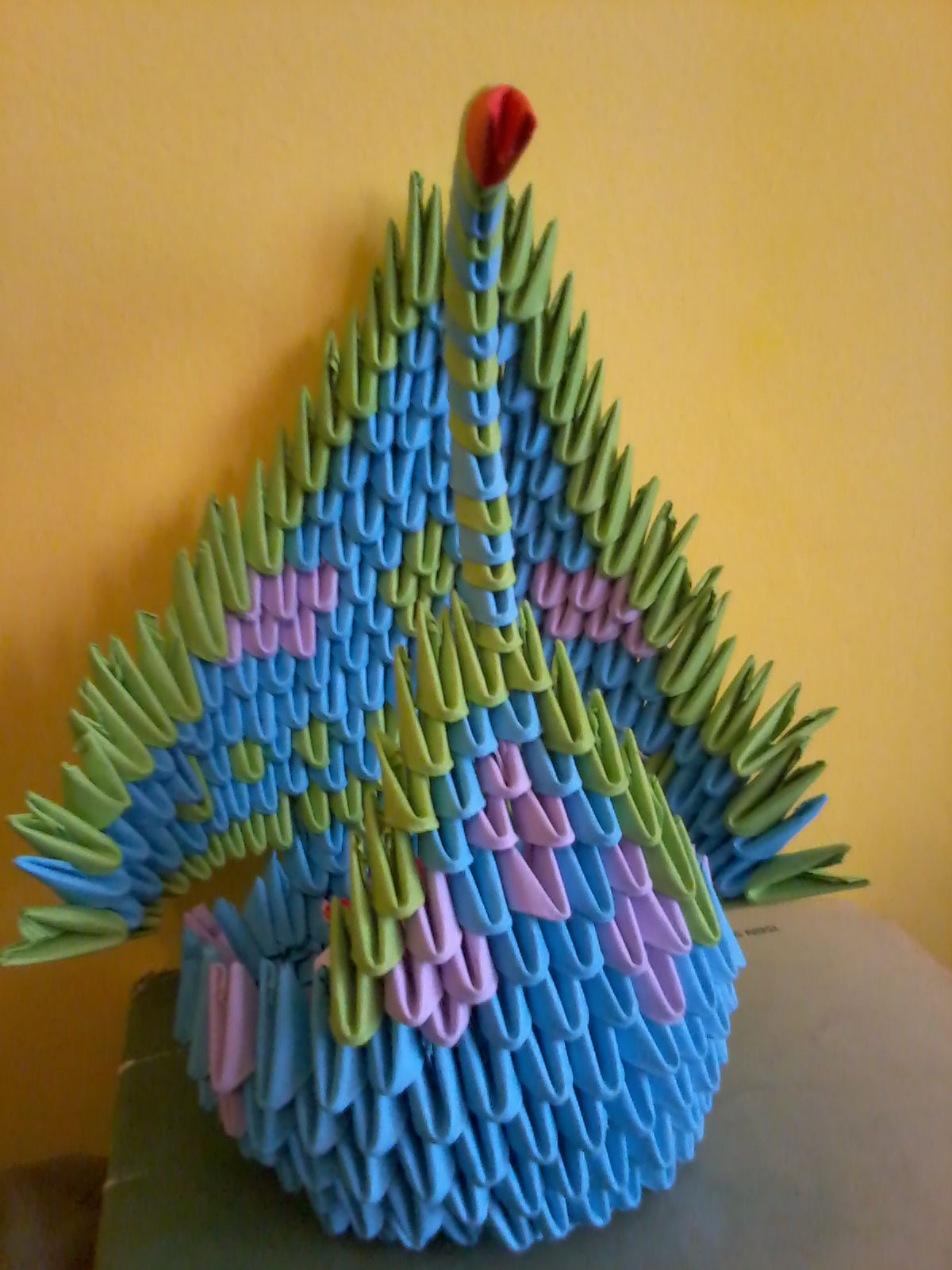 Origami: Paun origami 3
