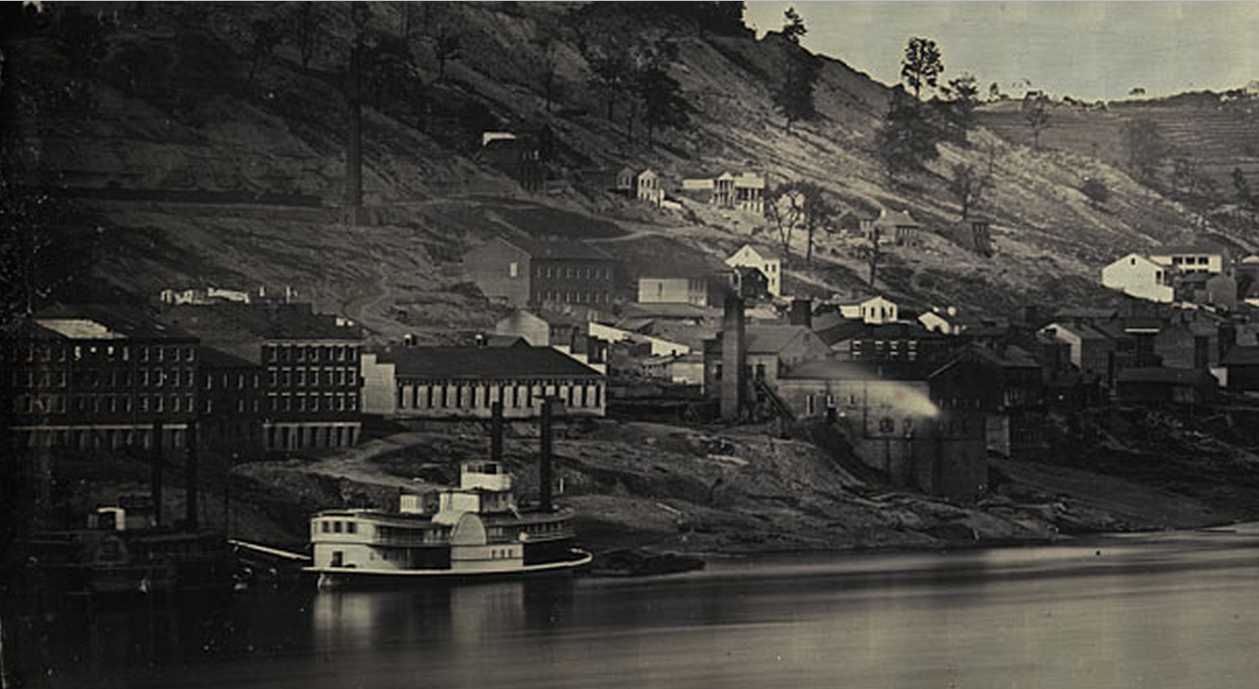 Steamboat Arabia: A Historian’s Blog: 1848 Panorama Spanning 2 miles of ...