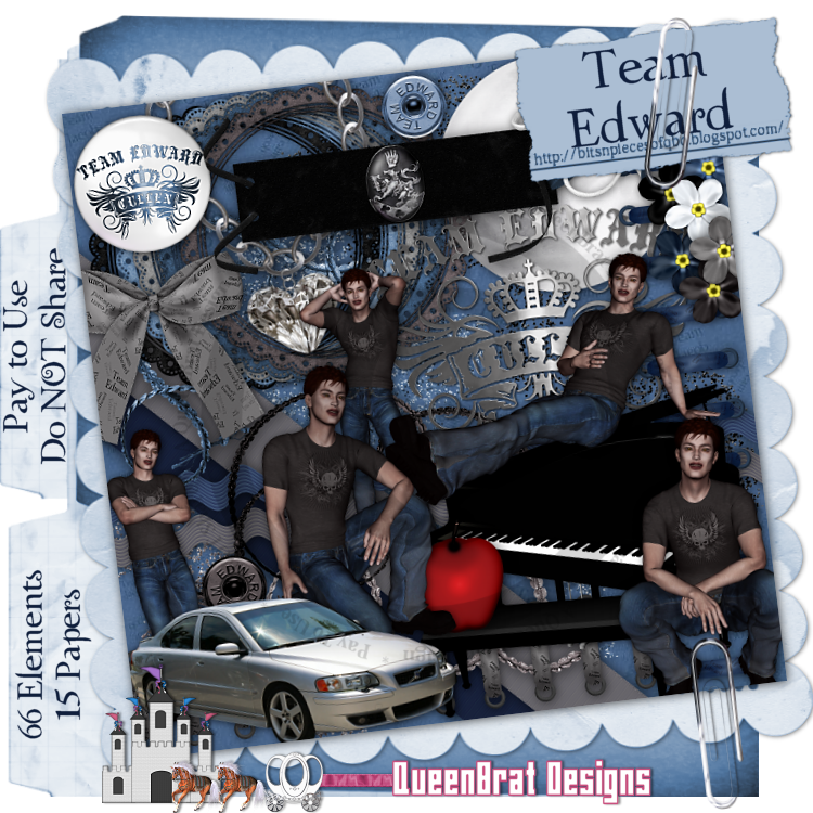 Bits N Pieces Of QueenBrat Designs: New Kits, Designer Elements, and ...