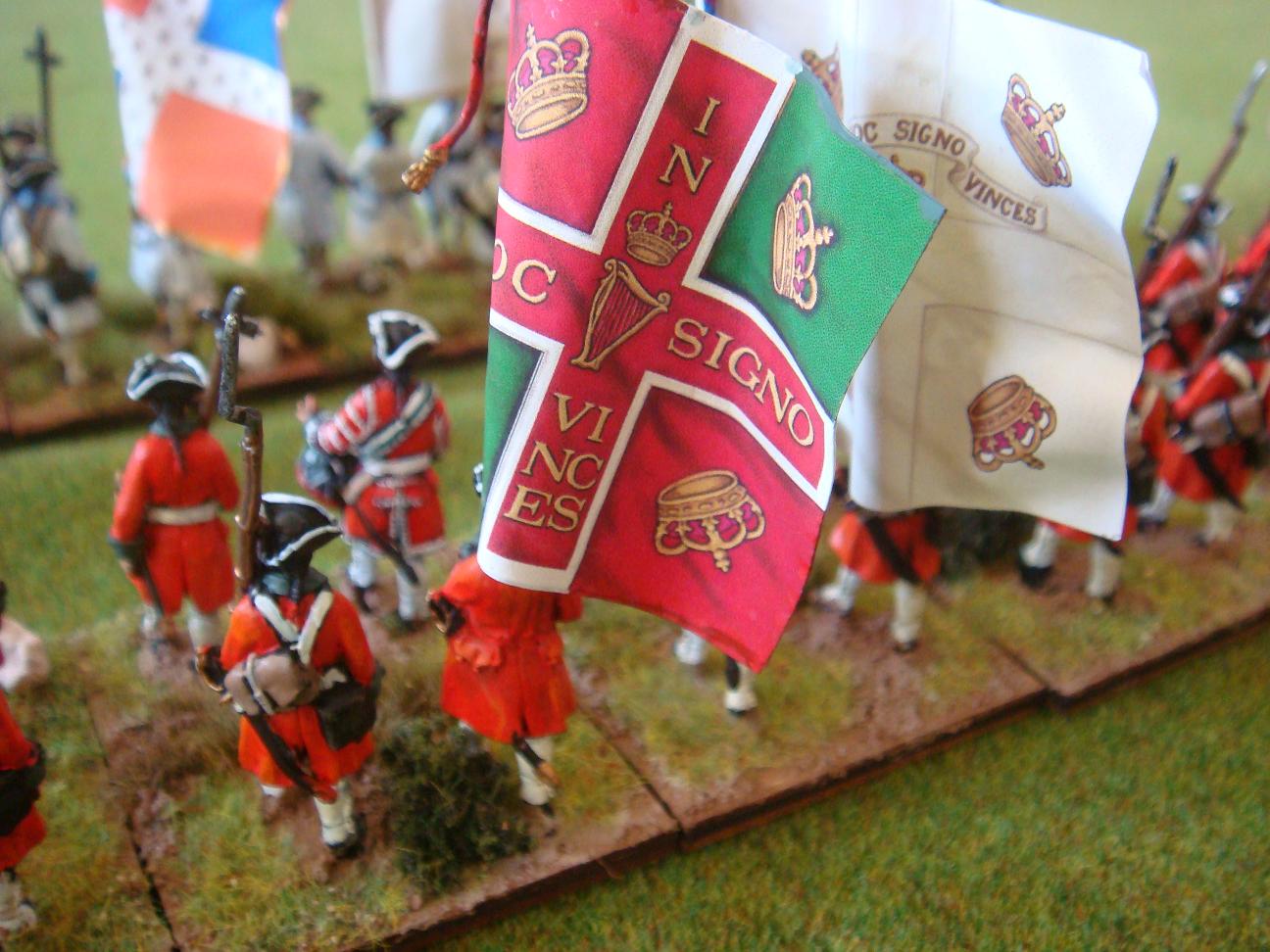 Trailape's Wargame: Minden Miniatures: Regt Bulkeley Infanterie (28mm)