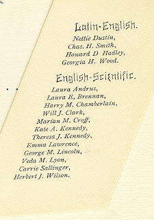 The Franklin County (NY) Historian: Franklin Academy 1890 Graduation ...