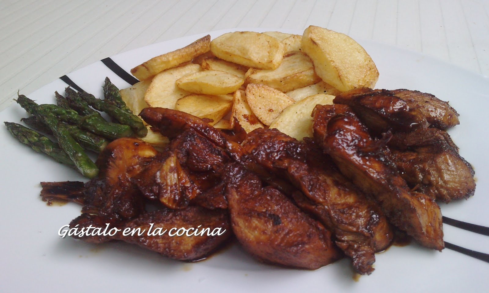 Gástalo en la cocina: PECHUGA DE POLLO CON PATATAS (SPANISH FAST FOOD)