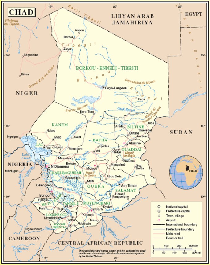 PAISES DEL MUNDO: África. Chad