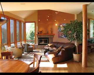 Homes Property: Natural Living Room Interior Design Inspiration