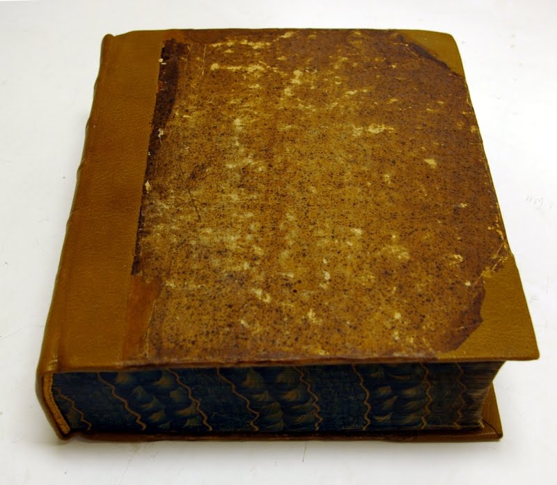 Book in Hand: Leather Reback - Quarter Bound
