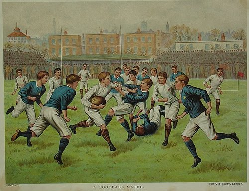 Moosemen Rugby: old rugby artwork