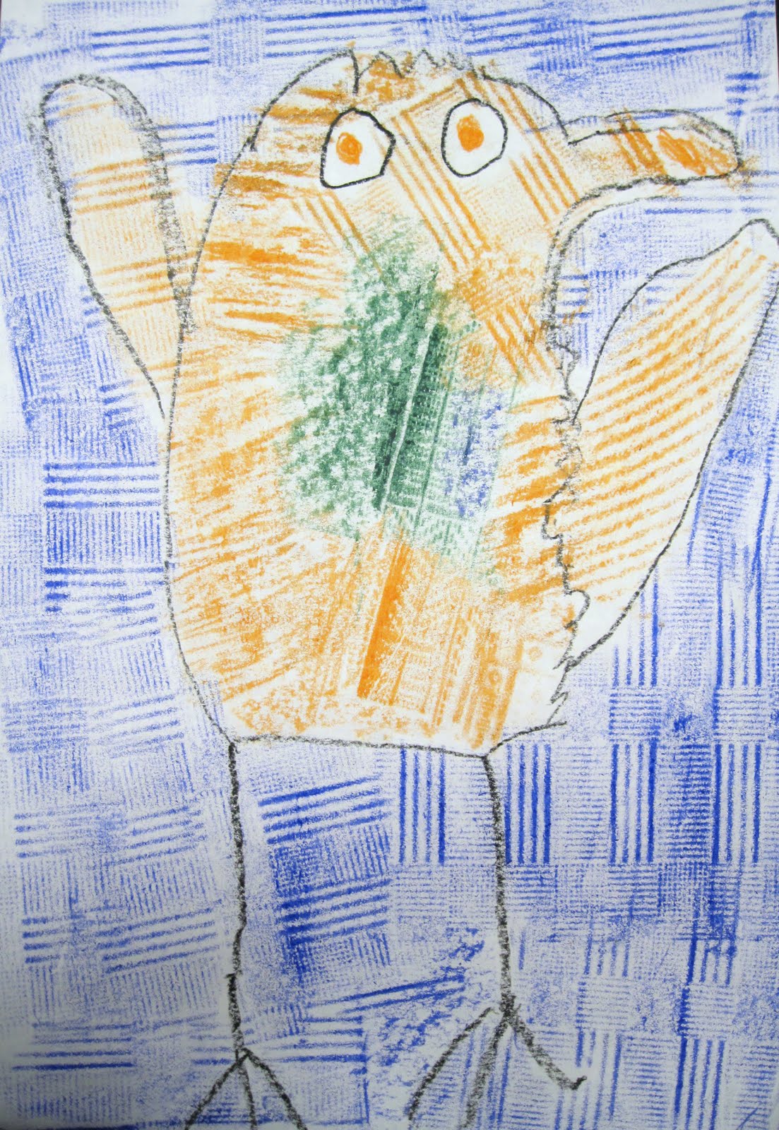 Art Sub Lessons: Texture Rubbing