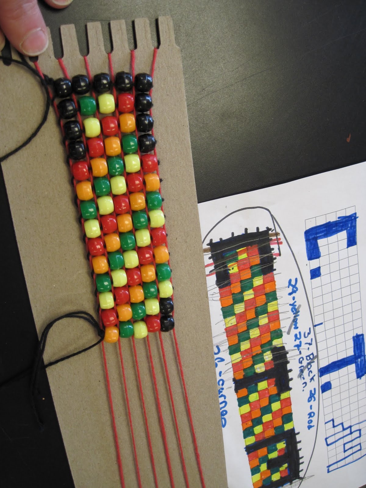 There's a Dragon in my Art Room: Wampum belt preview