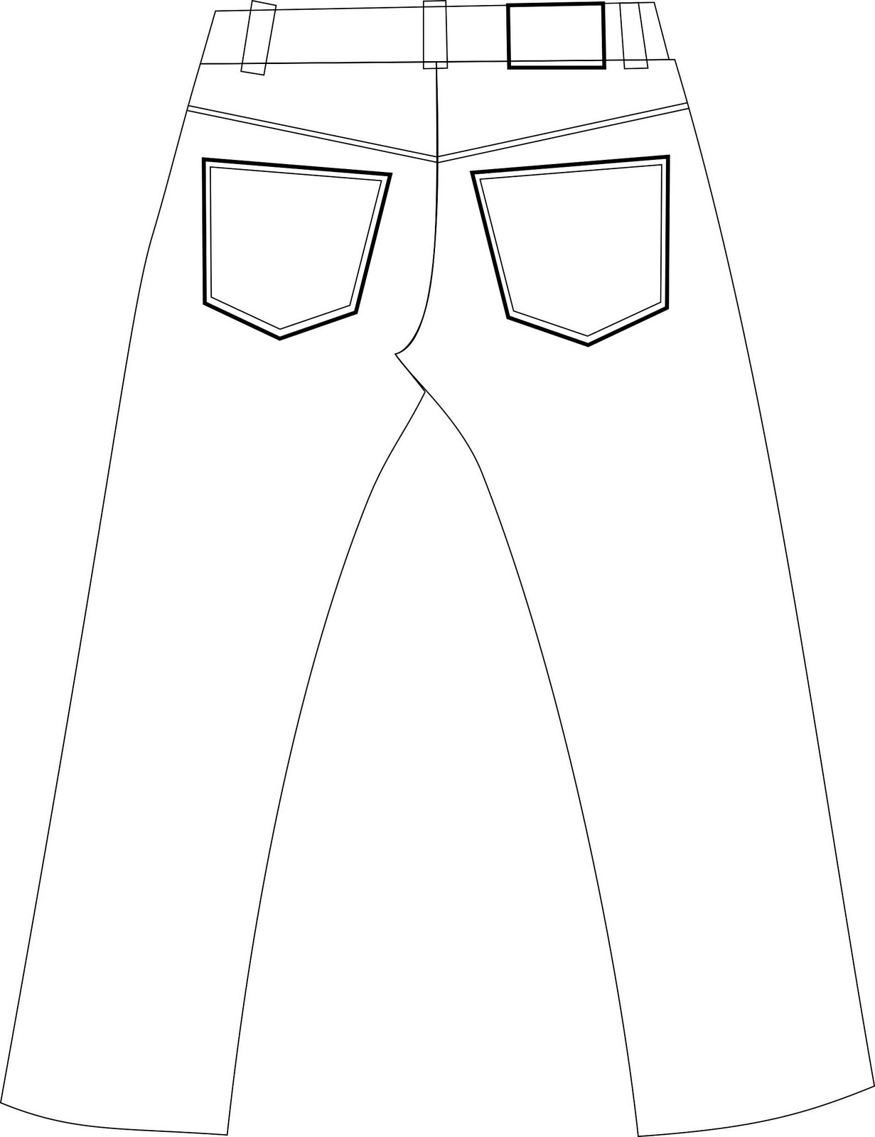 L U P E: PANTALON CLASICO JEAN GEOMETRAL