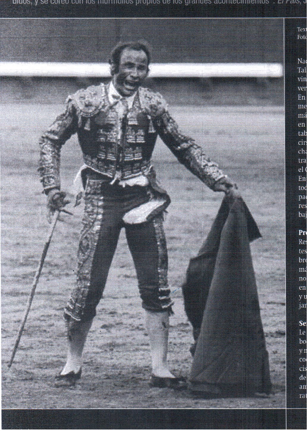 Toro, Torero y Afición: Sobre Raúl Sánchez