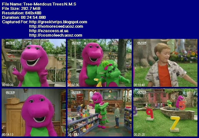 Cartoons GR: ΜΠΑΡΝΥ - BARNEY: Tree-Mendous Trees N.M.S. (ALTER)