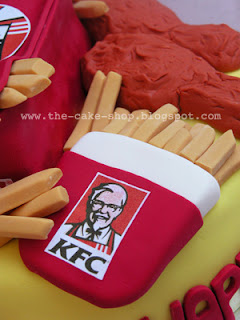 The Cake Shop: KFC theme birthday cake