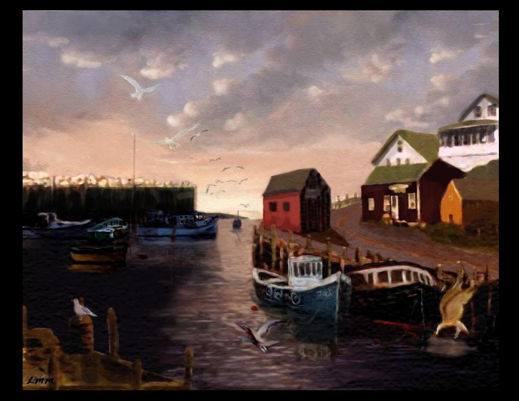 PAINT BRUSH AND CANVAS Lorraine MacLeod's Painting Blog: HALLS HARBOUR ...